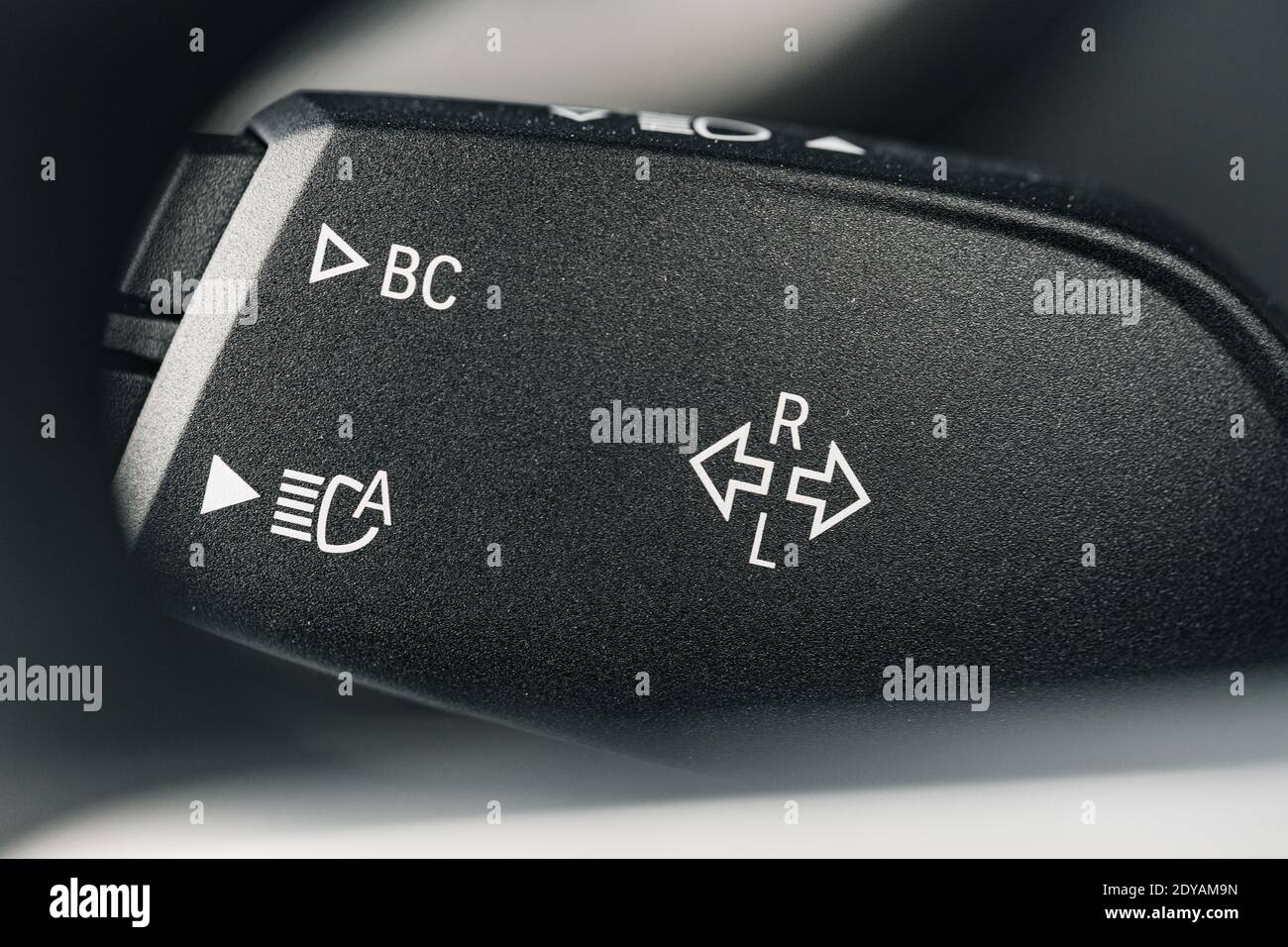 Buttons panel of the car on the dashboard Stock Photo - Alamy