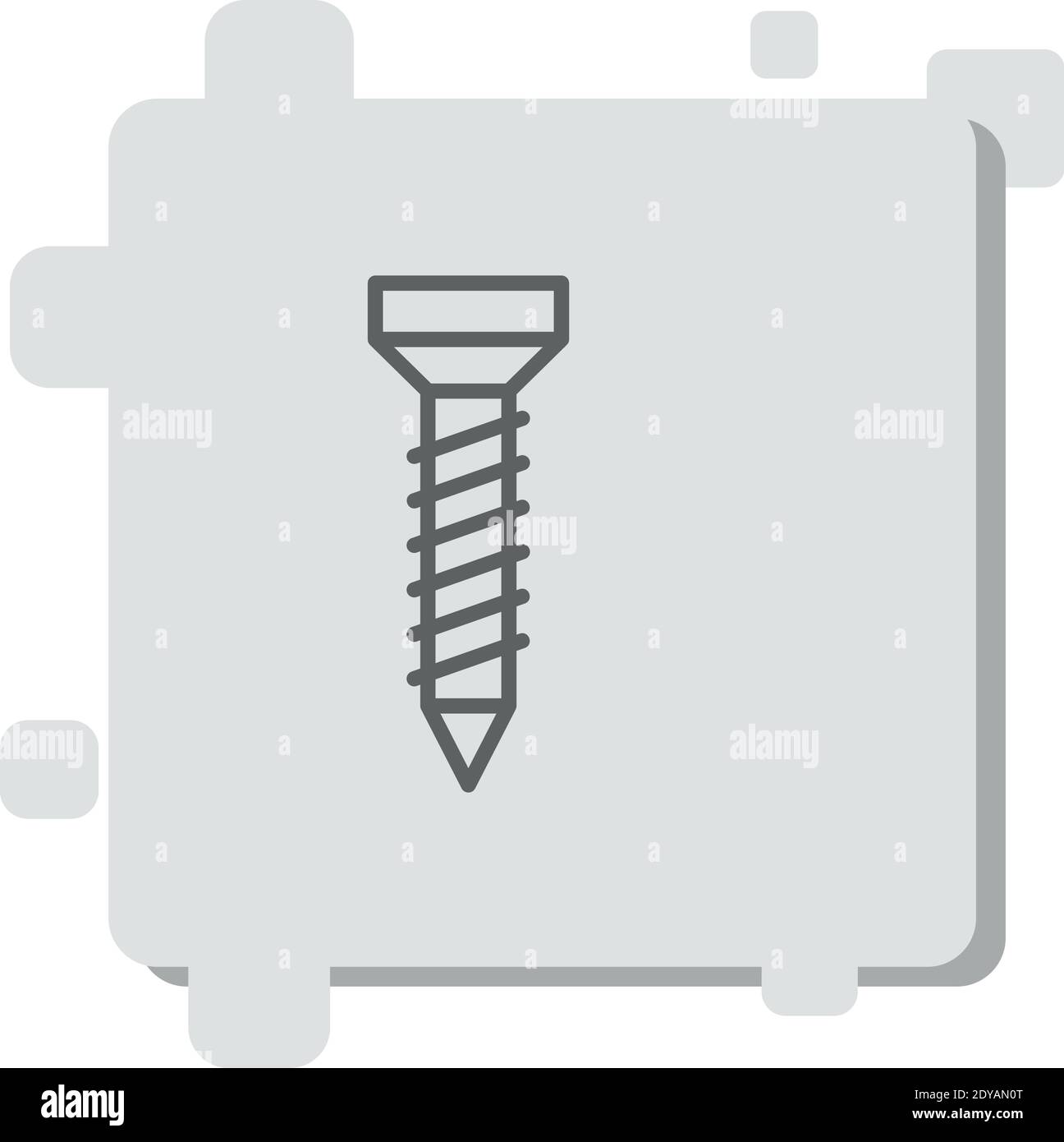 screw vector icon modern simple vector illustration Stock Vector Image ...