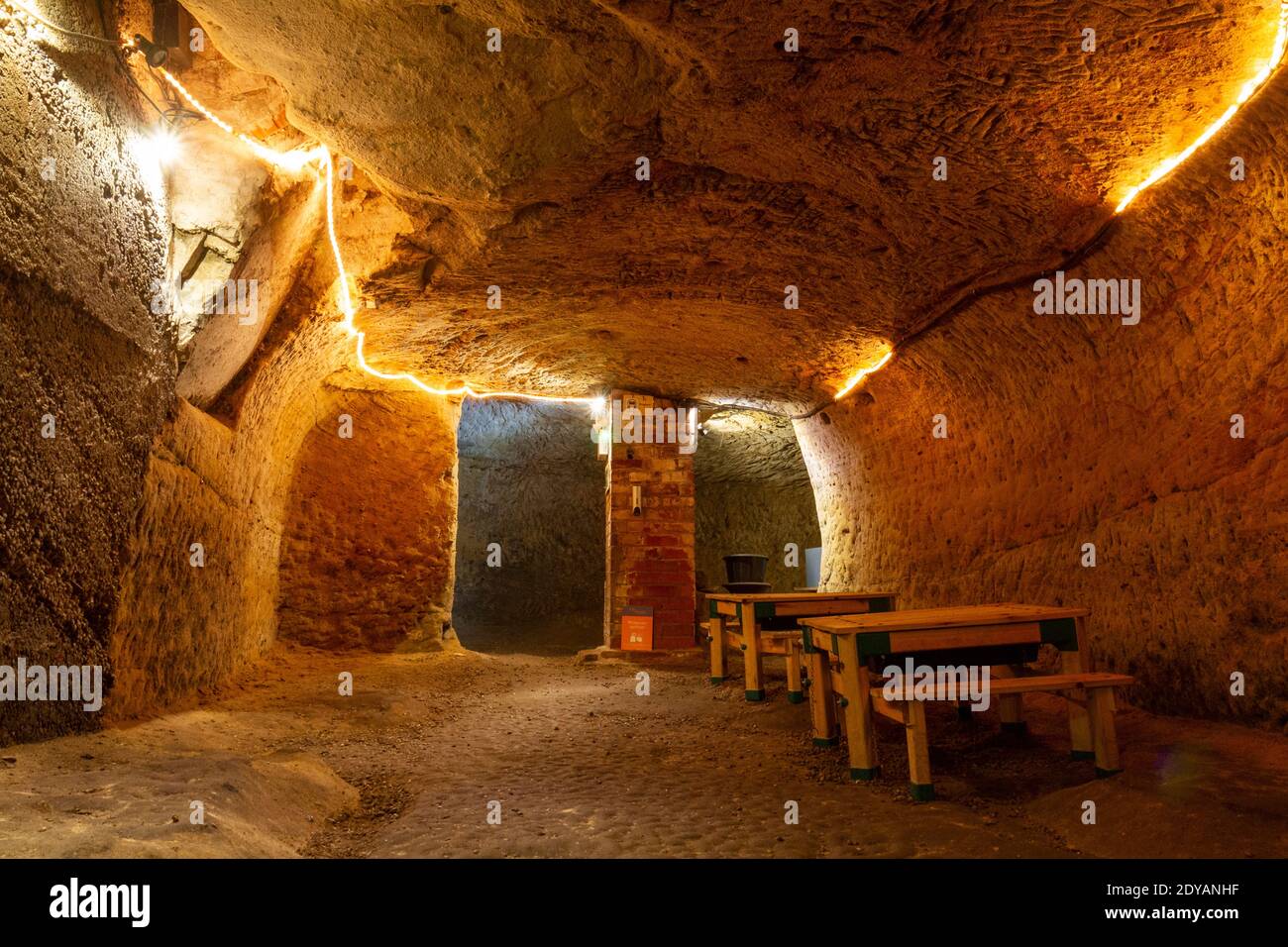 General view inside the City of Caves (this is now the cafe area ...