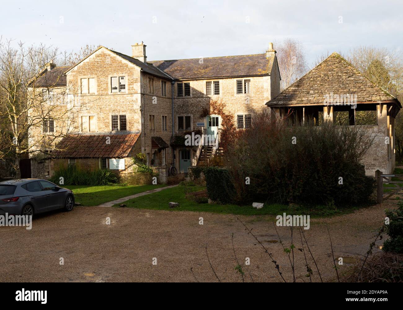 Historic building former mill now pottery and jewellery studios, Lacock ...