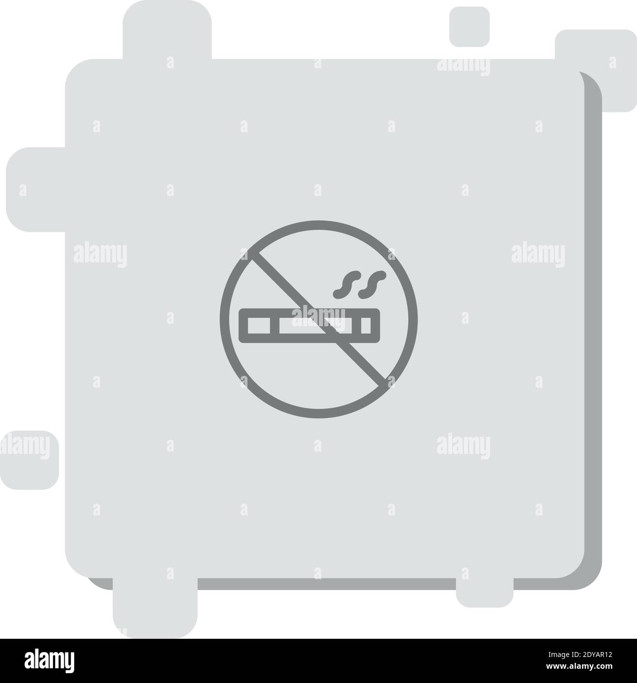 no smoking vector icon modern simple vector illustration Stock Vector ...