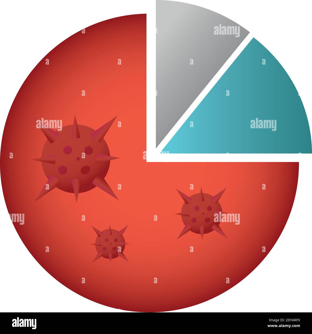 covid 19 virus in infographic pie chart design of 2019 ncov cov and ...