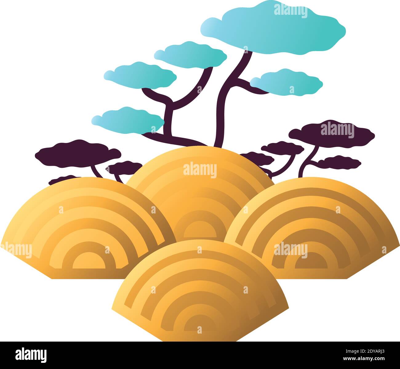 Trees for china Stock Vector Images - Alamy