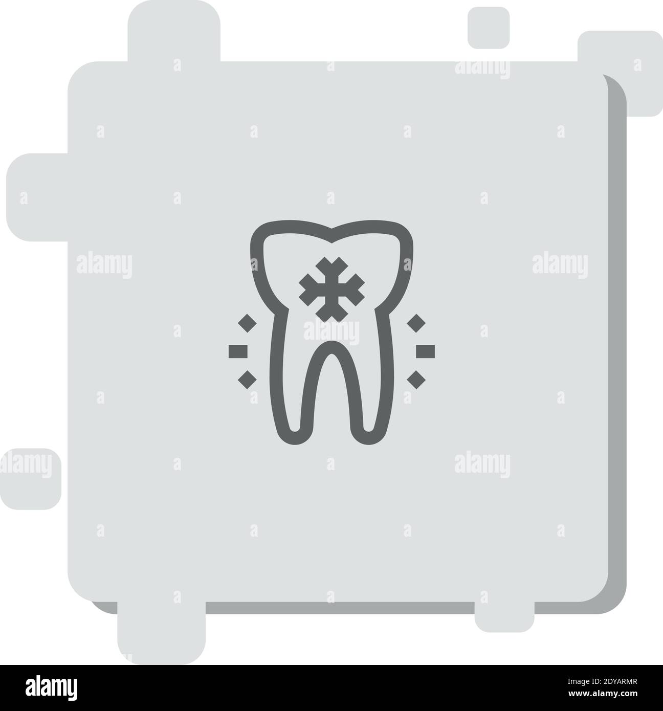 tooth vector icon modern simple vector illustration Stock Vector Image ...