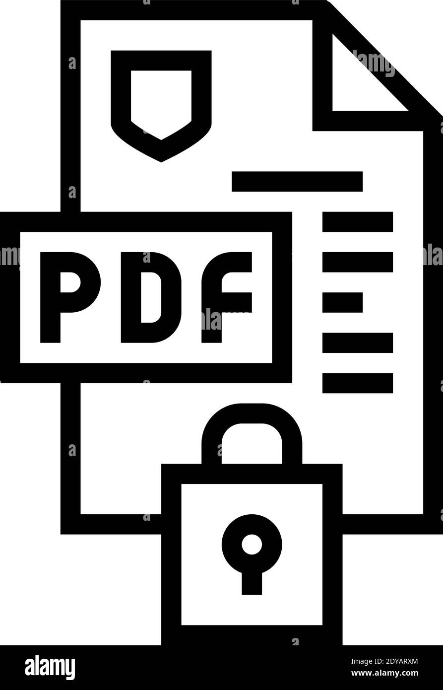 Pdf document protection hi-res stock photography and images - Alamy