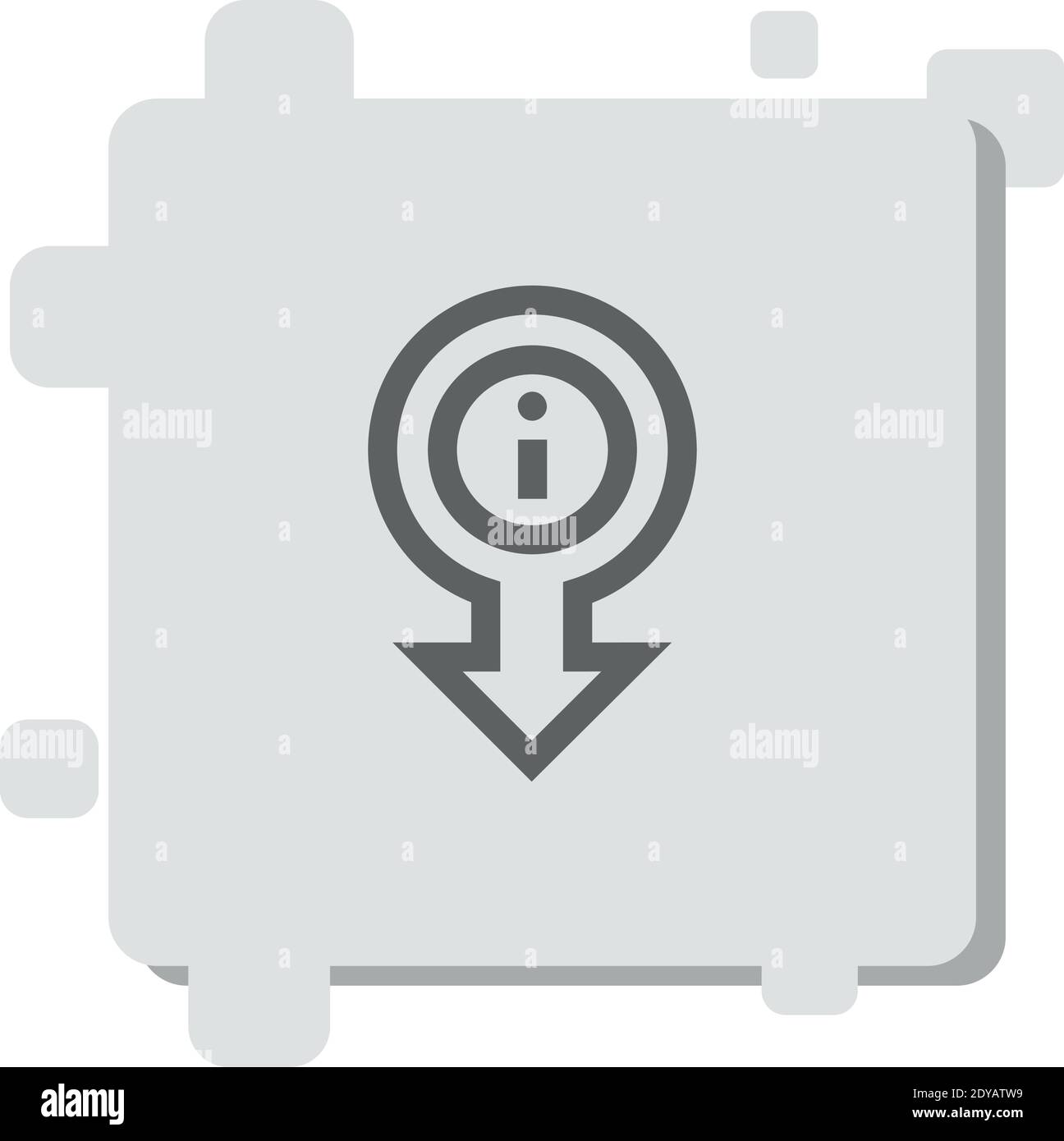 information point vector icon modern simple vector illustration Stock ...