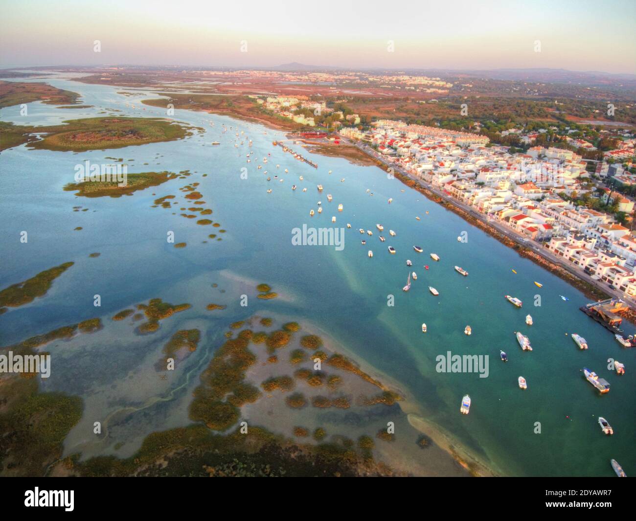 Aerial shot river small islands hi-res stock photography and images - Alamy