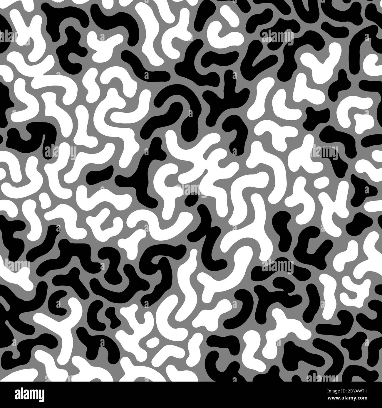 Vector hand drawn monochrome purifier fish skin seamless pattern Stock ...