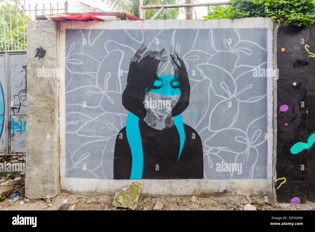 Street art in Cebu, Philippines Stock Photo - Alamy