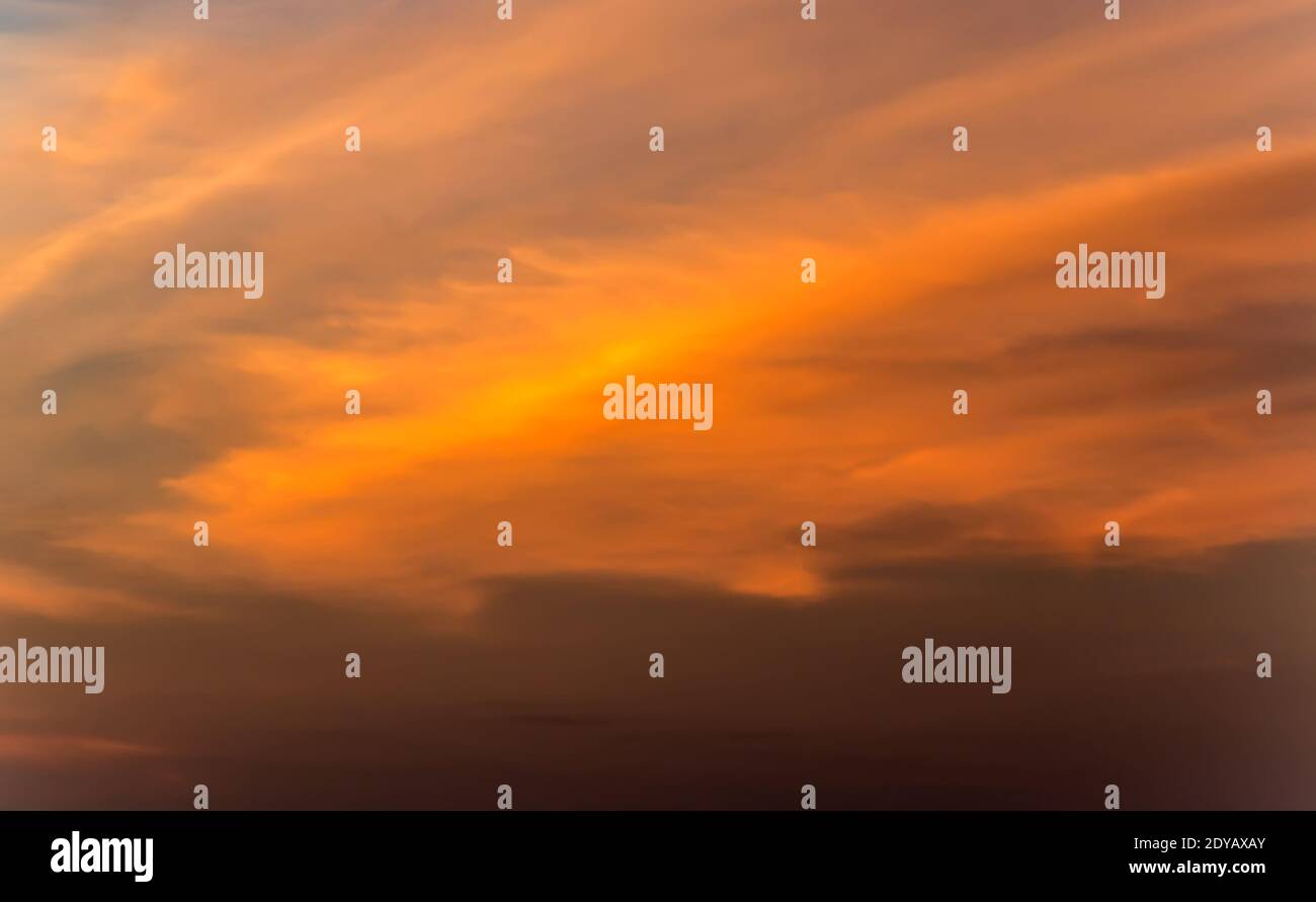 sky sunset or sunrise background cloud yellow cloudy light morning ...