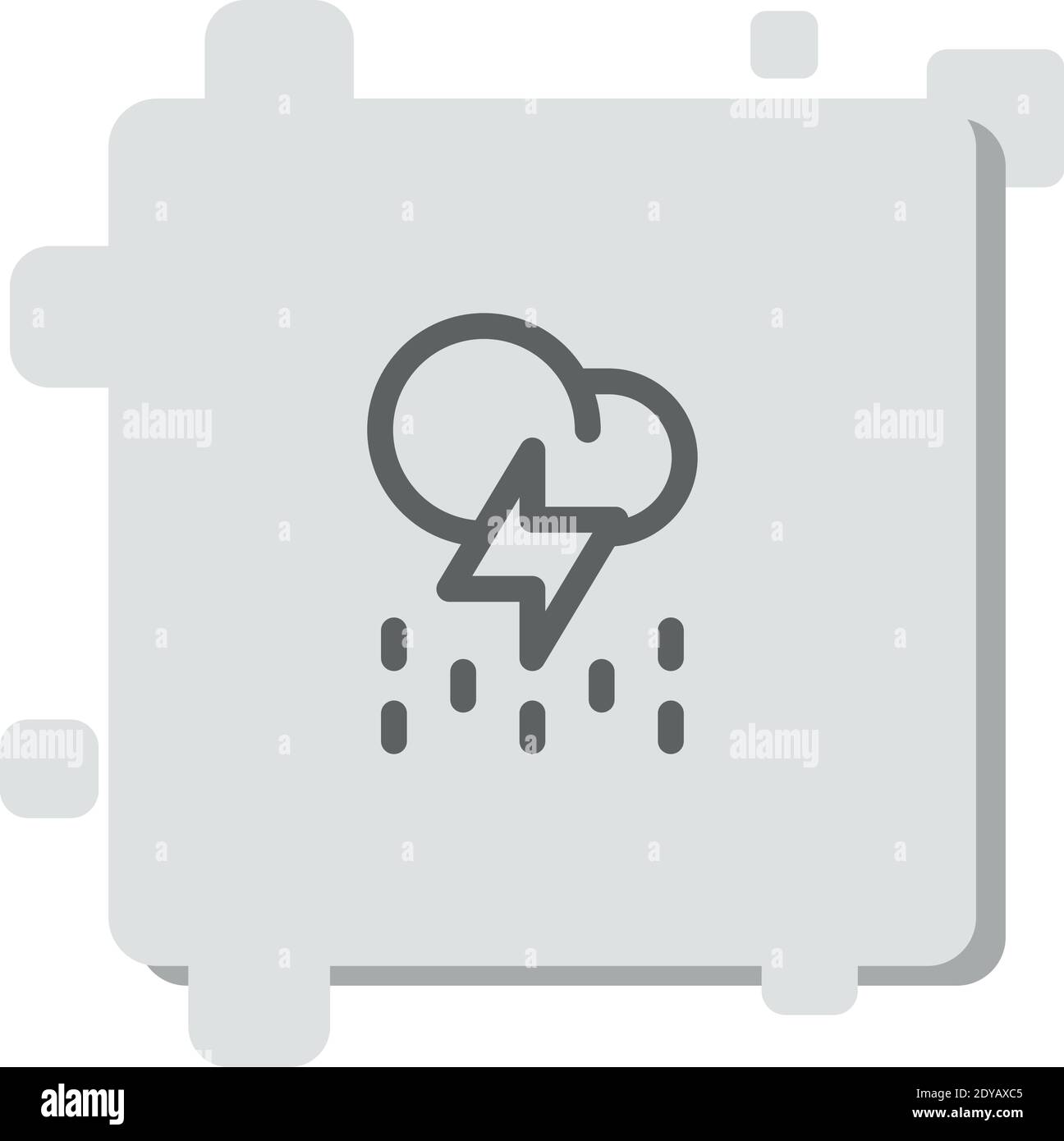 storm vector icon modern simple vector illustration Stock Vector Image ...