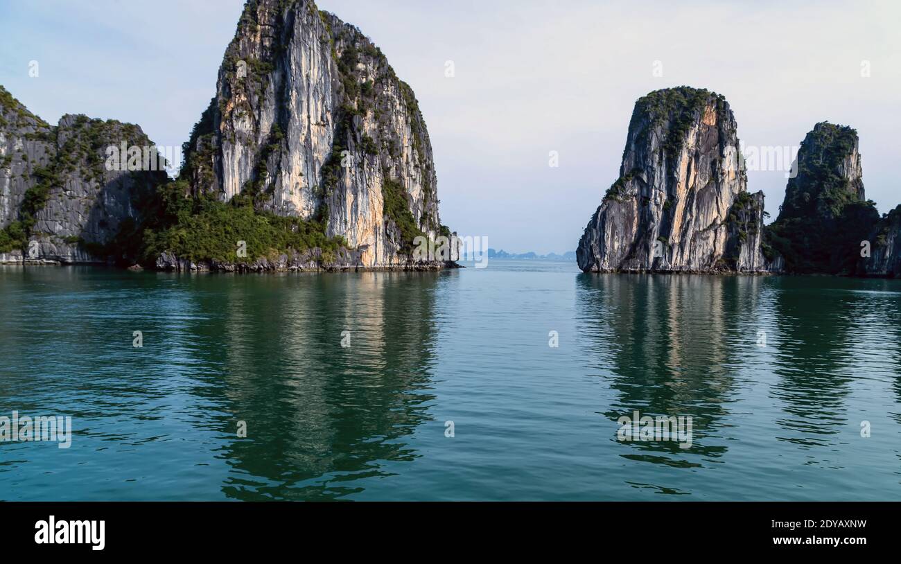 Beautiful landscape Ha Long Bay, Vietnam. Unesco World Most popular ...