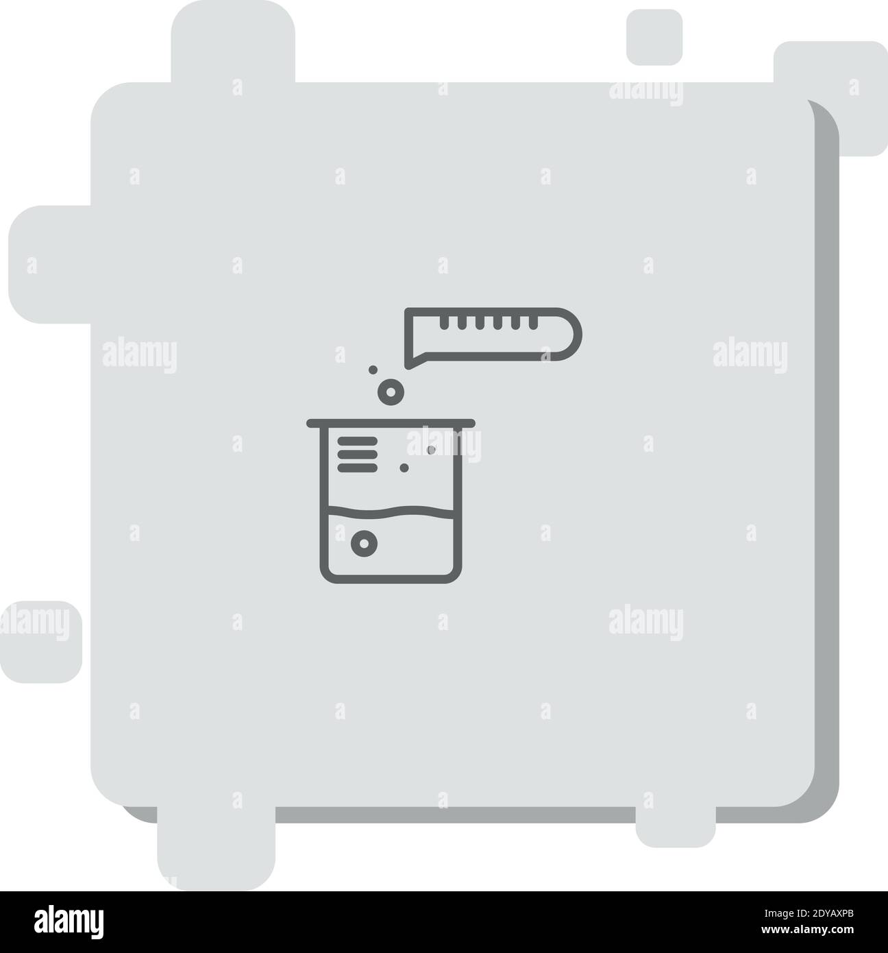 beaker vector icon modern simple vector illustration Stock Vector Image ...