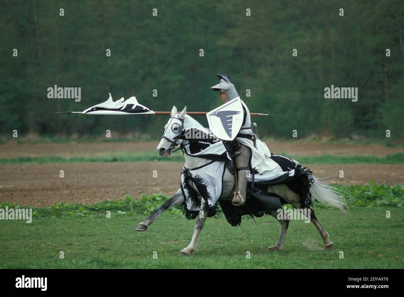 Medieval Tournament of Chivalry in France Stock Photo - Alamy