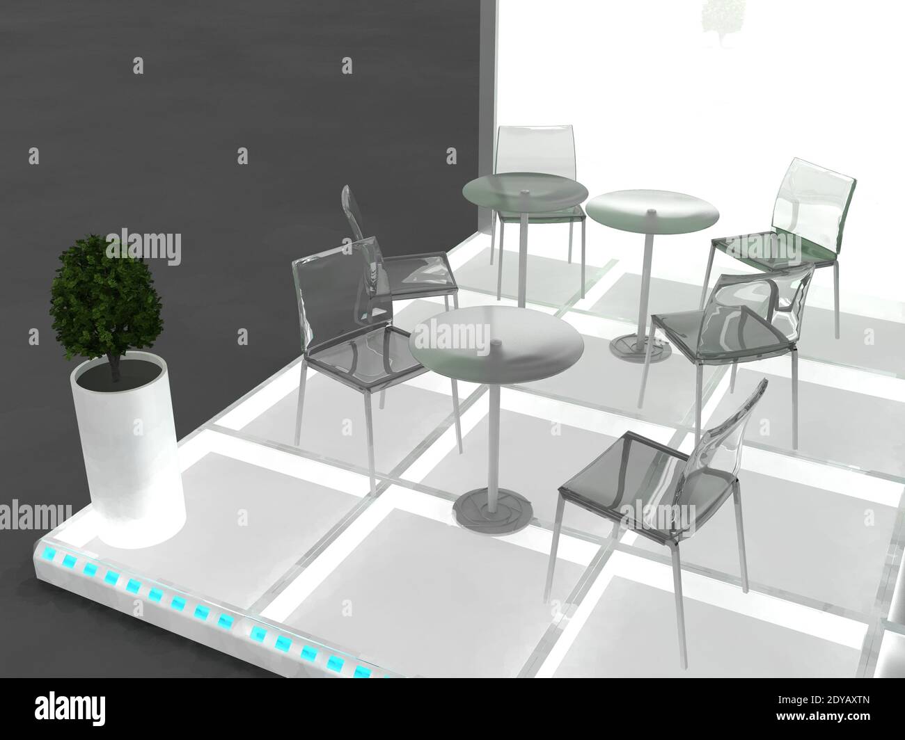 3d render of an Exhibition stand Stock Photo - Alamy