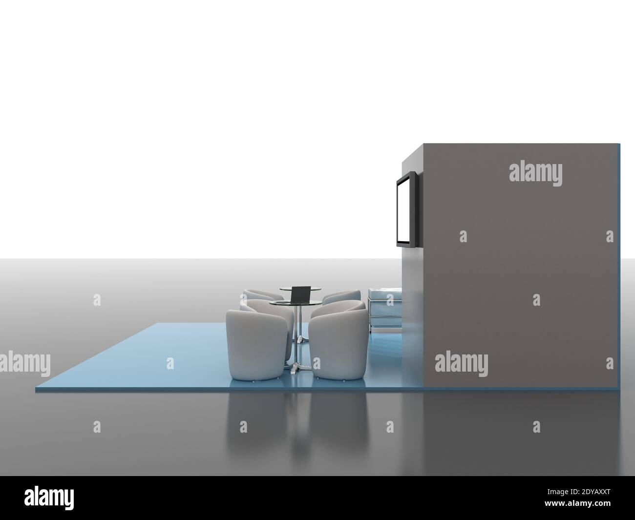 3d render of an Exhibition stand Stock Photo - Alamy