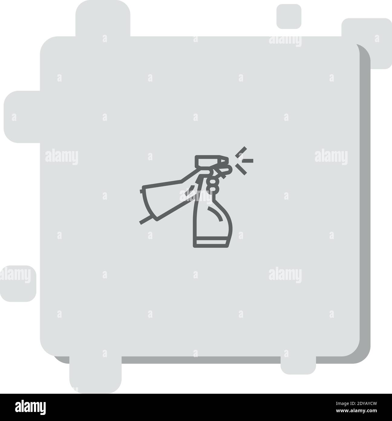 cleaning spray vector icon modern simple vector illustration Stock ...