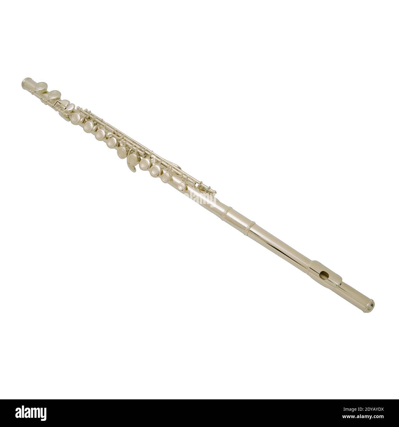 Flute Isolated on White Stock Photo - Alamy