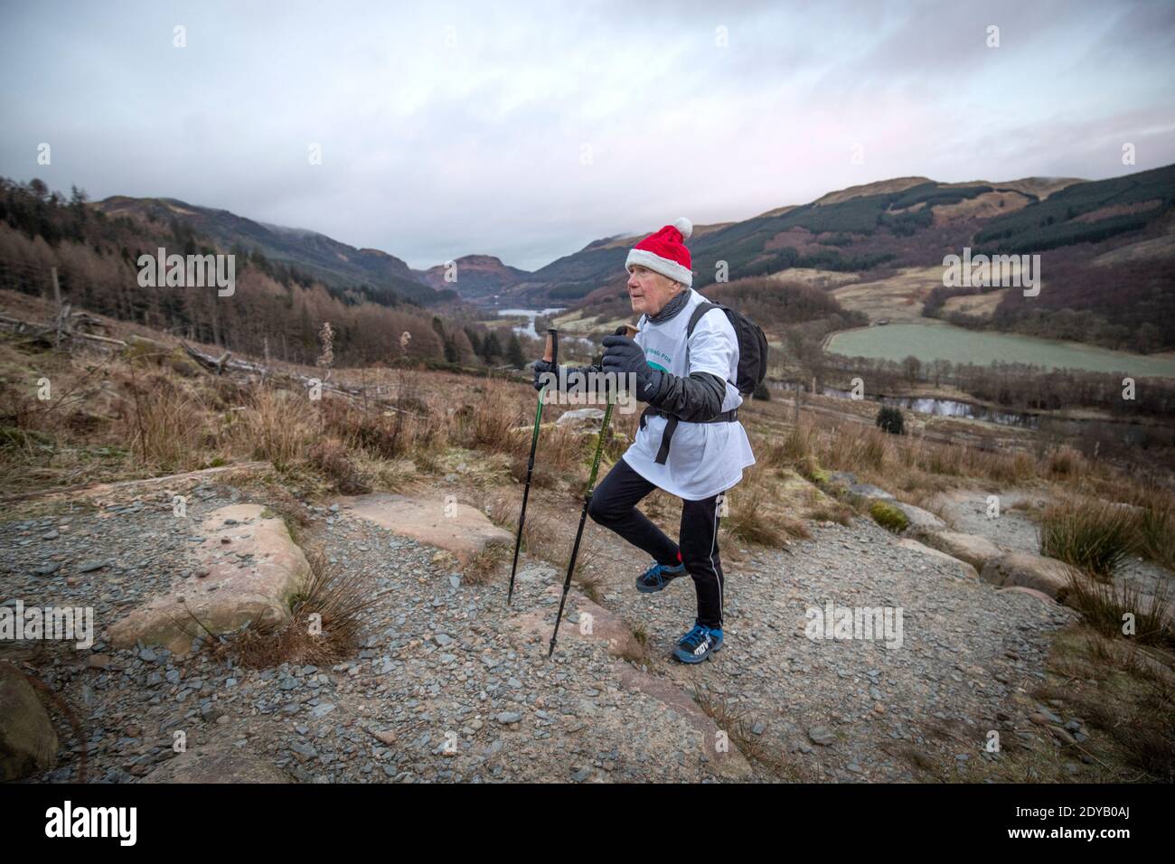 Angus Whyte, 81, from Dunblane, climbs Ben Ledi, near Callander, for ...