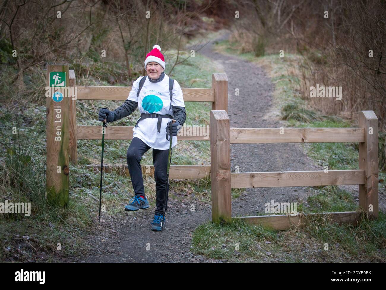 Angus Whyte, 81, from Dunblane, climbs Ben Ledi, near Callander, for ...