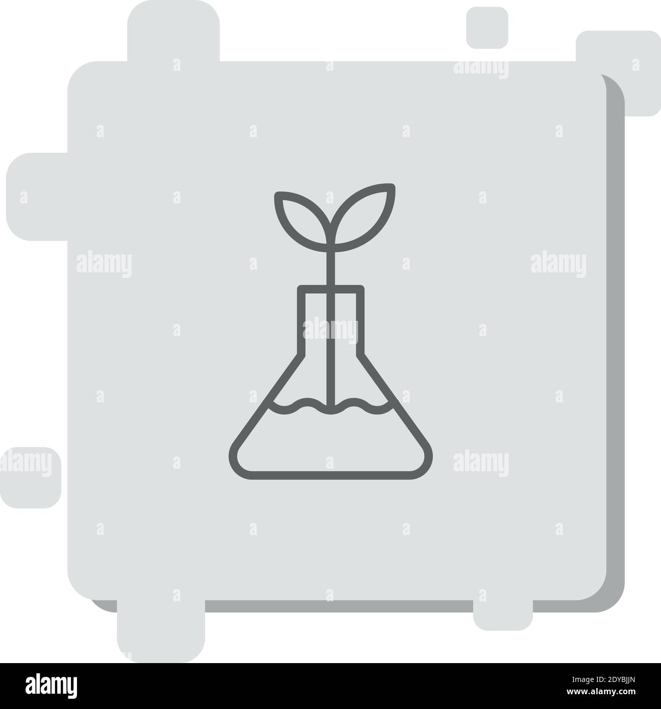 flask vector icon modern simple vector illustration Stock Vector Image ...