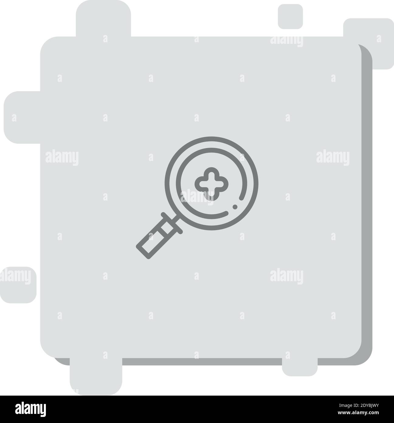 magnifier vector icon modern simple vector illustration Stock Vector ...