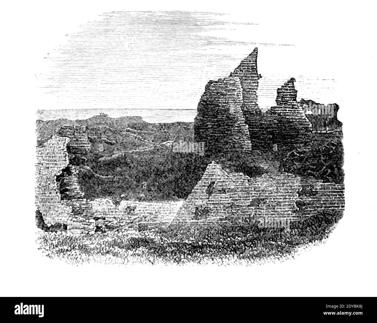 Caesarea ruins Cut Out Stock Images & Pictures - Alamy