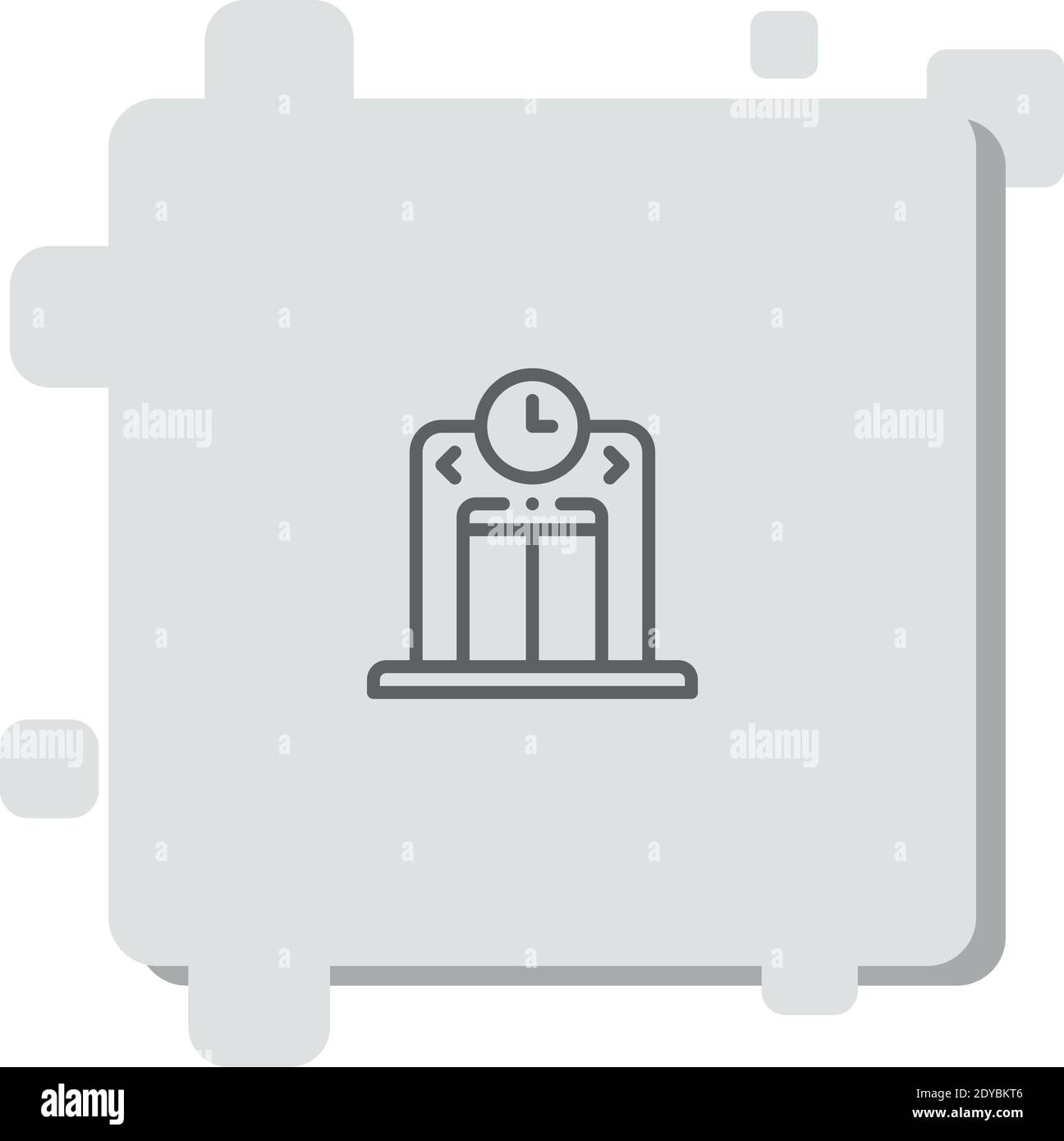 time machine vector icon modern simple vector illustration Stock Vector ...