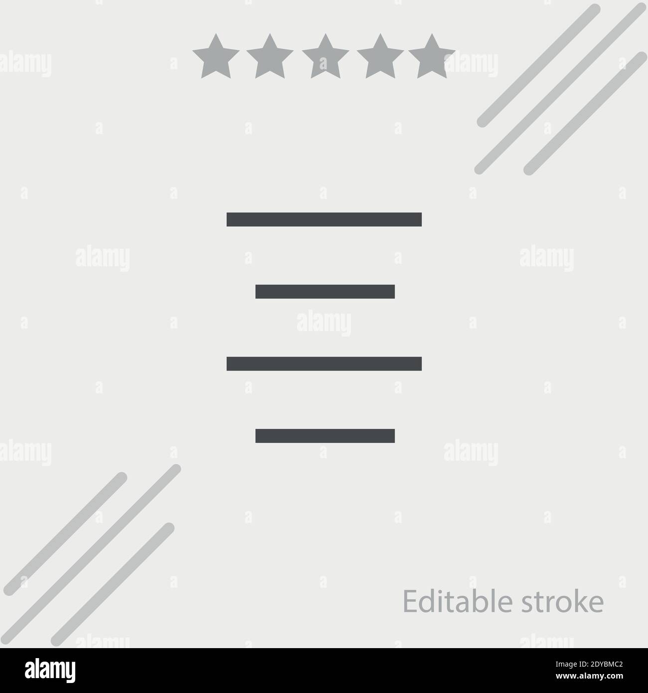 align center vector icon modern simple vector illustration Stock Vector ...