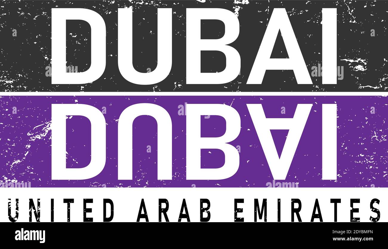 Dubai typography design vector, for t-shirt, poster and other uses ...