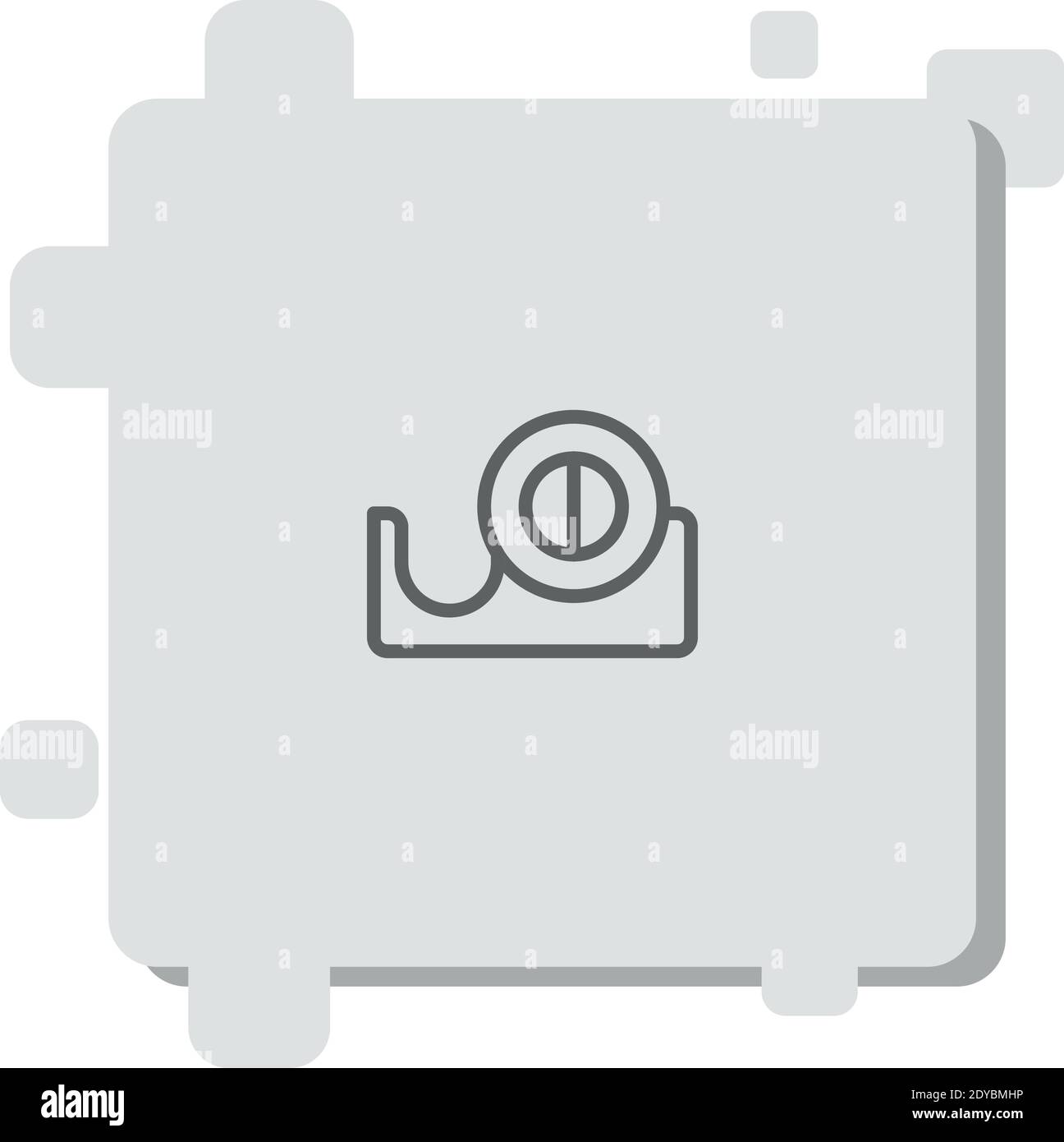 Packaging tape dispenser Stock Vector Images - Alamy