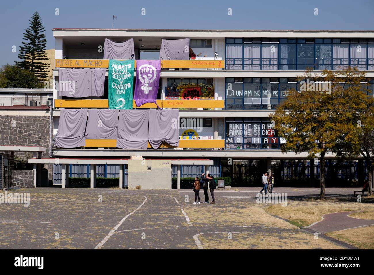 residence at UNAM campus, mexico Stock Photo - Alamy