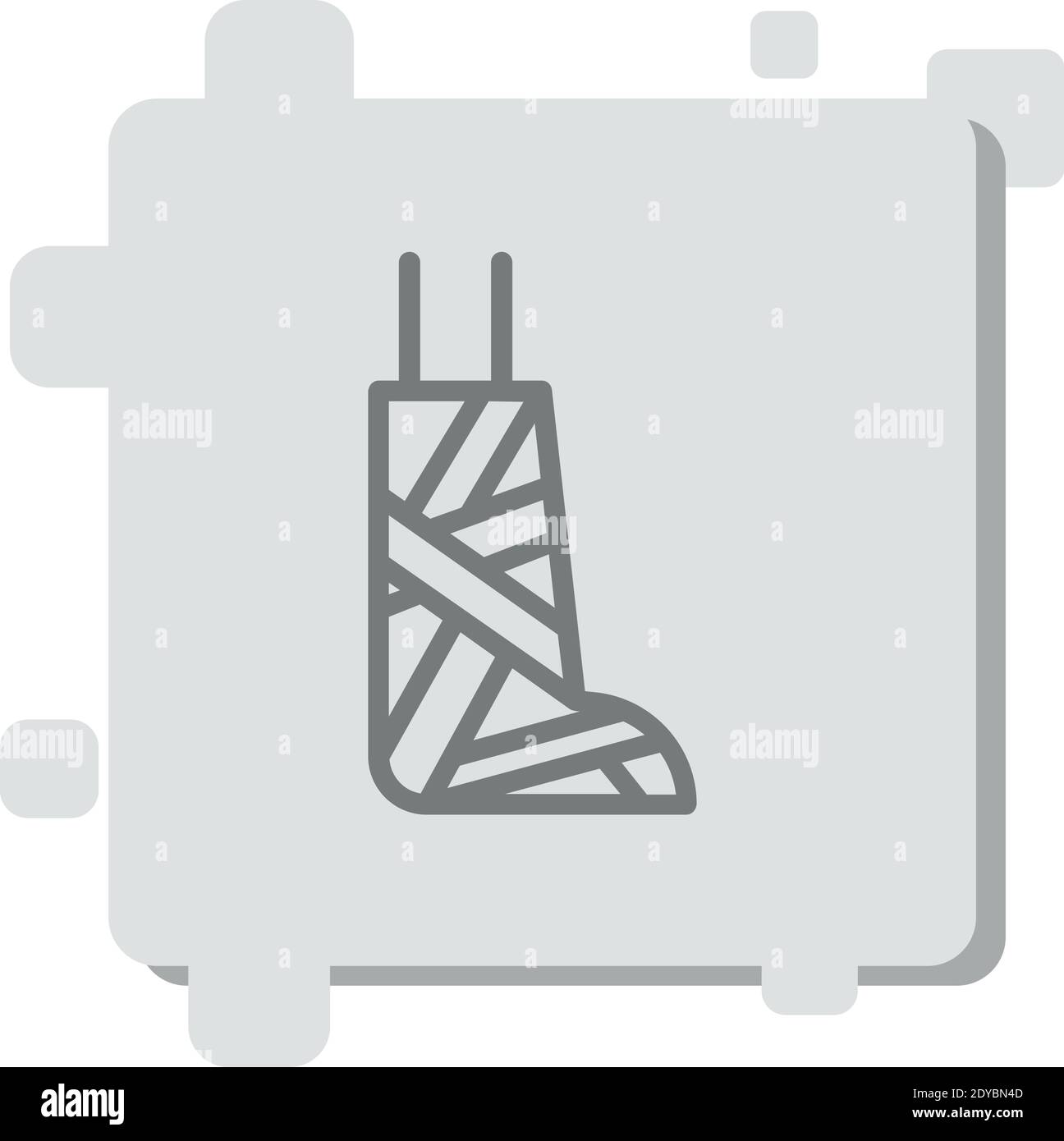 leg sling vector icon modern simple vector illustration Stock Vector ...