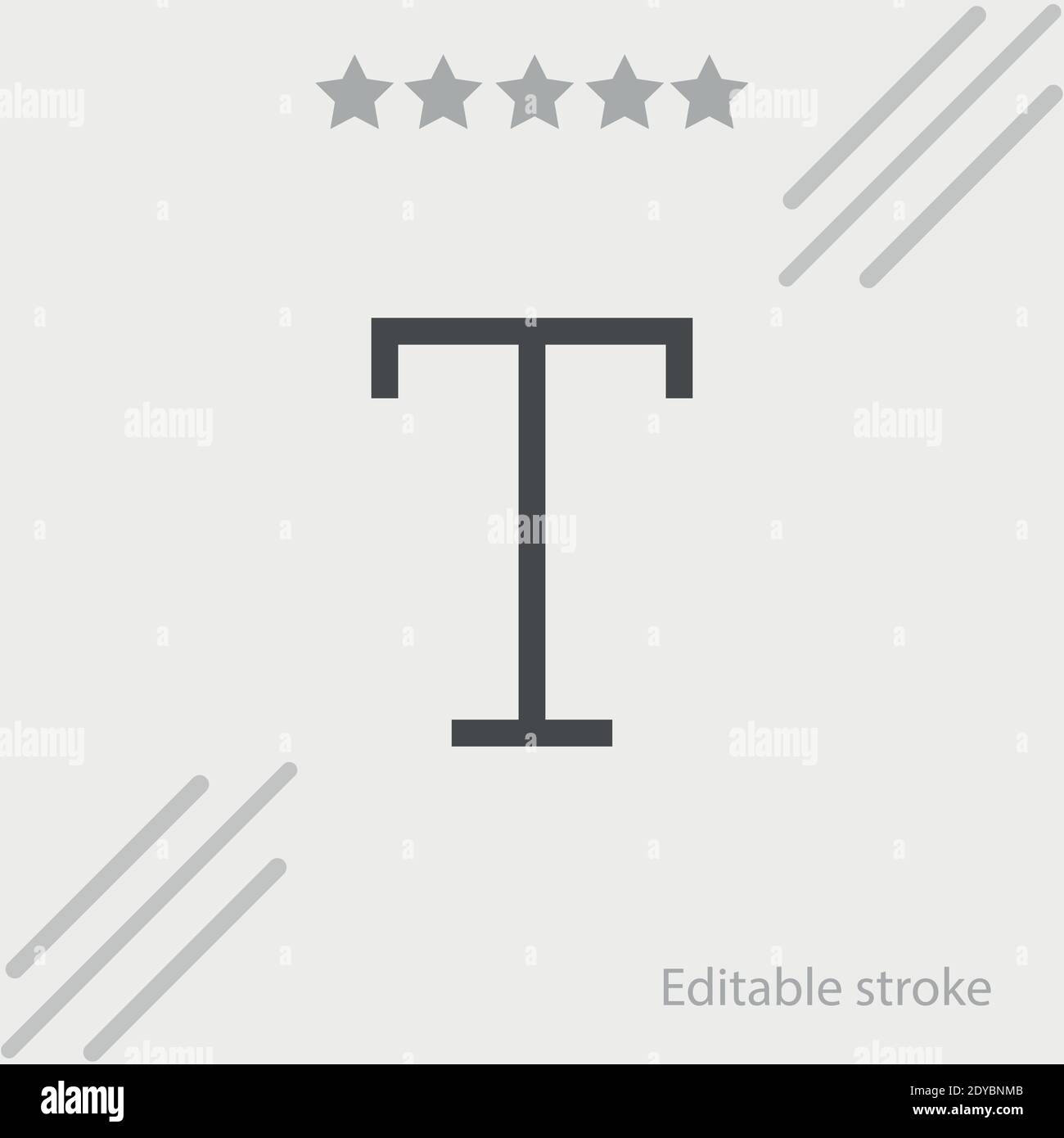 text vector icon modern simple vector illustration Stock Vector Image ...