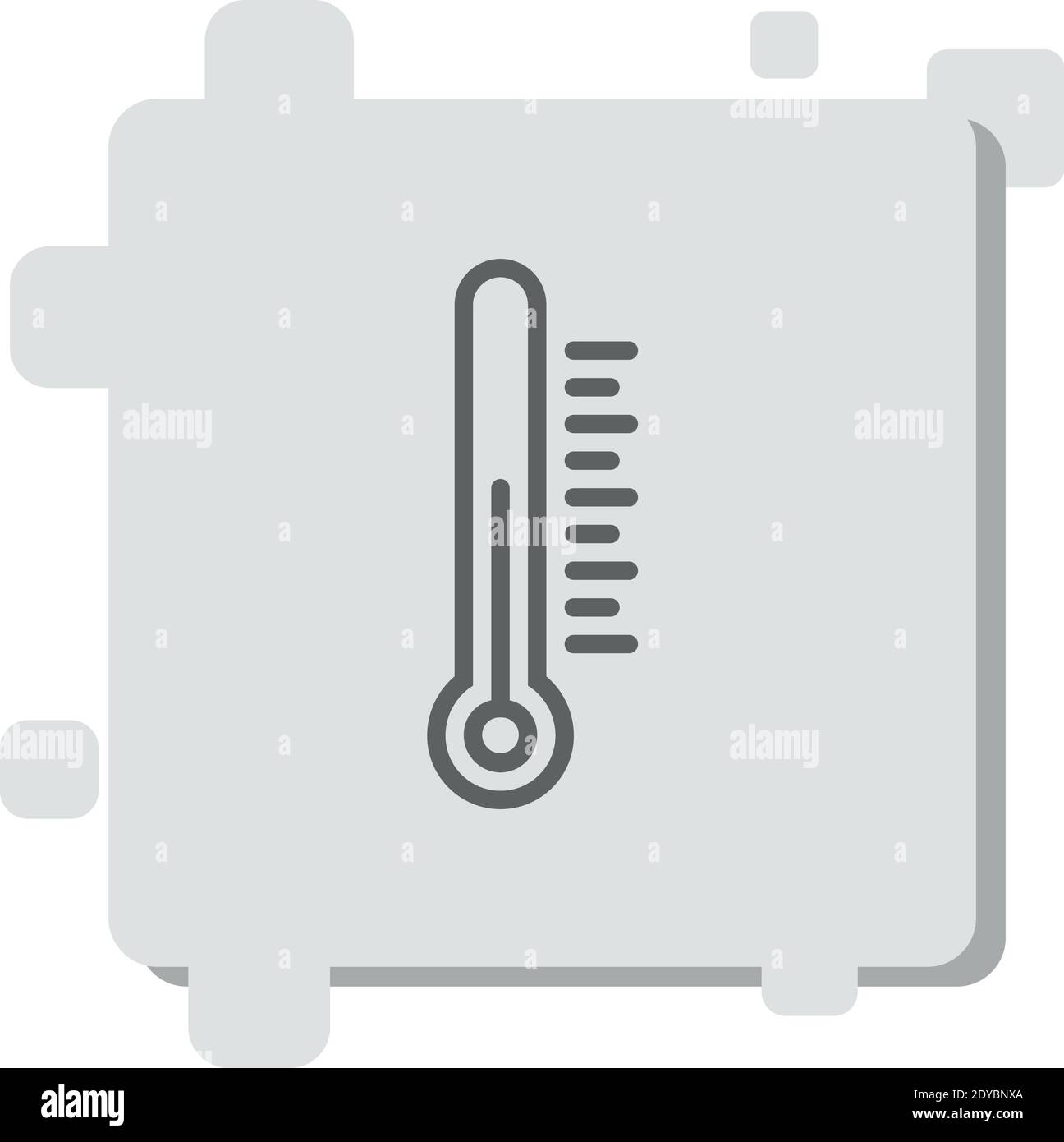 warm vector icon modern simple vector illustration Stock Vector Image ...