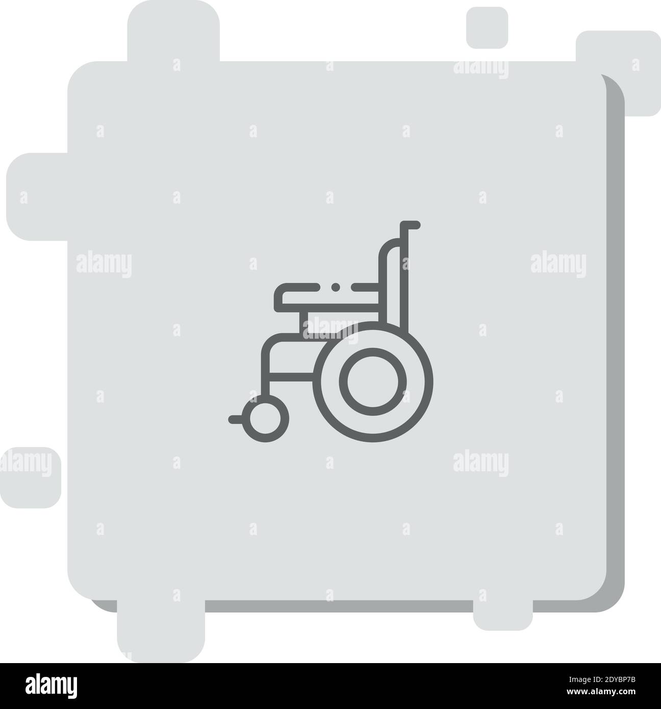 wheelchair vector icon modern simple vector illustration Stock Vector ...