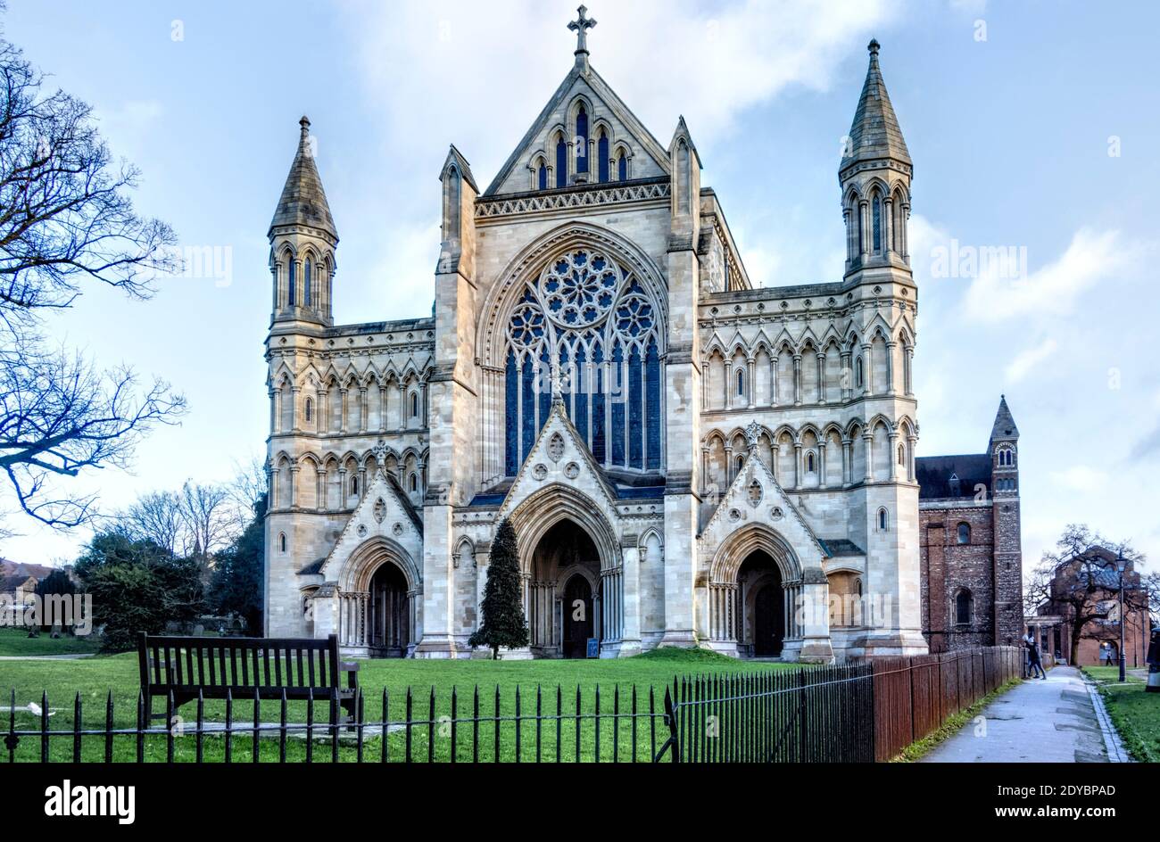 St. Albans Cathedral also known as St. Albans Abbey, St. Albans ...