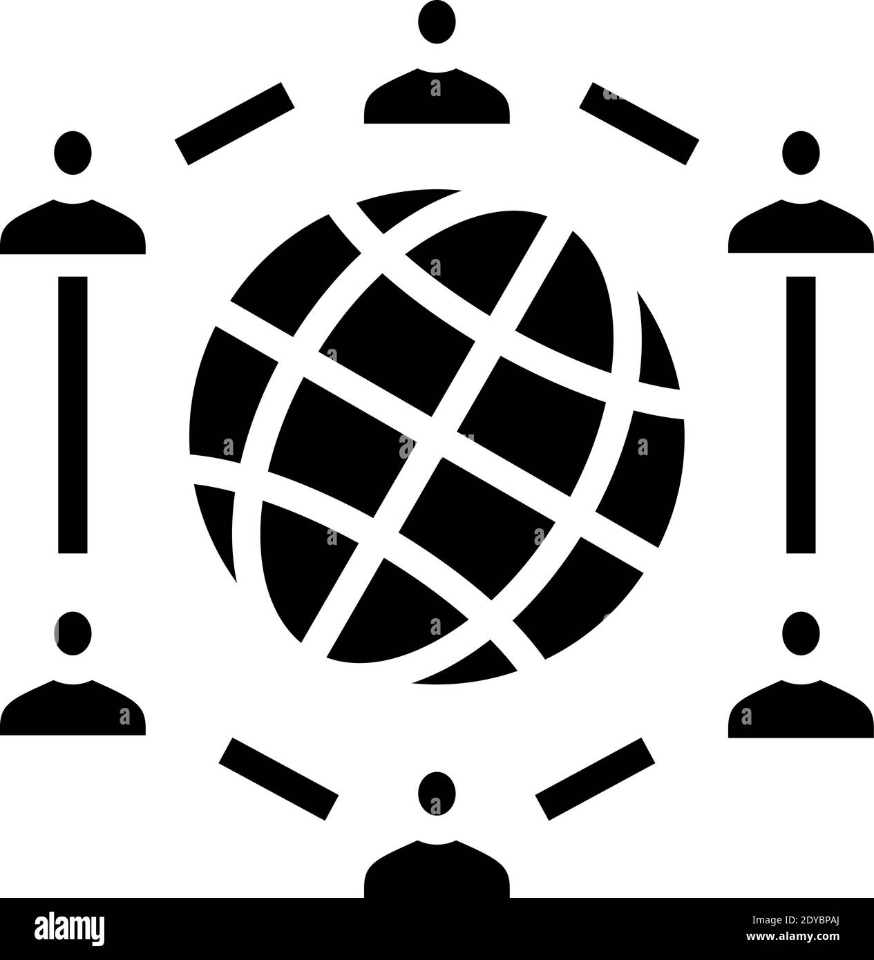 Global vision sign Black and White Stock Photos & Images - Alamy