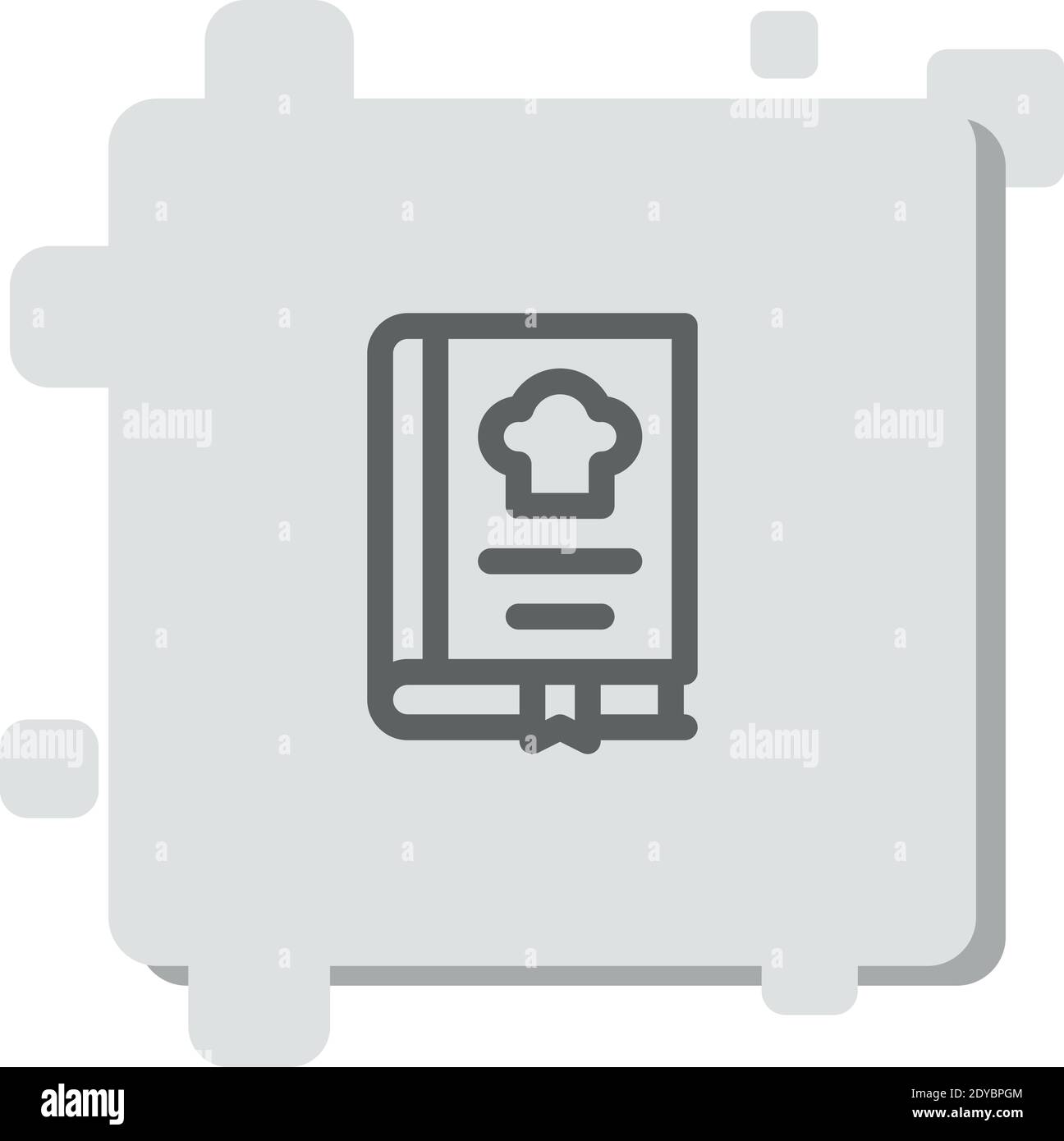 recipe book vector icon modern simple vector illustration Stock Vector ...