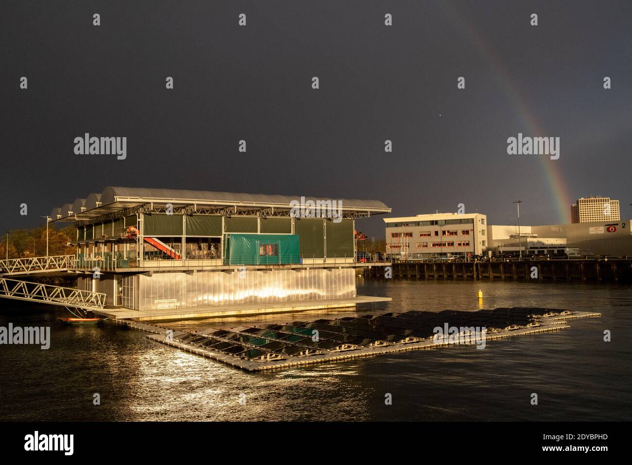 In the Netherlands, in the port of Rotterdam, there is an experimental ...