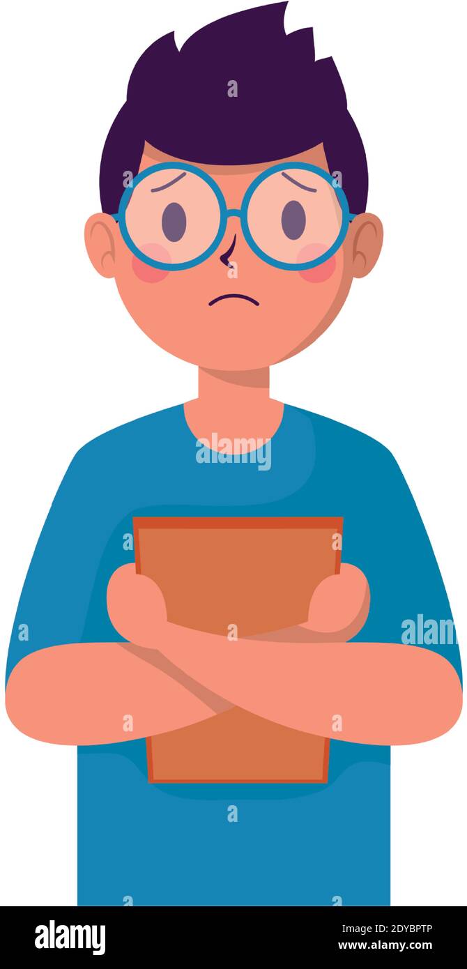 Nerd bully Stock Vector Images - Alamy