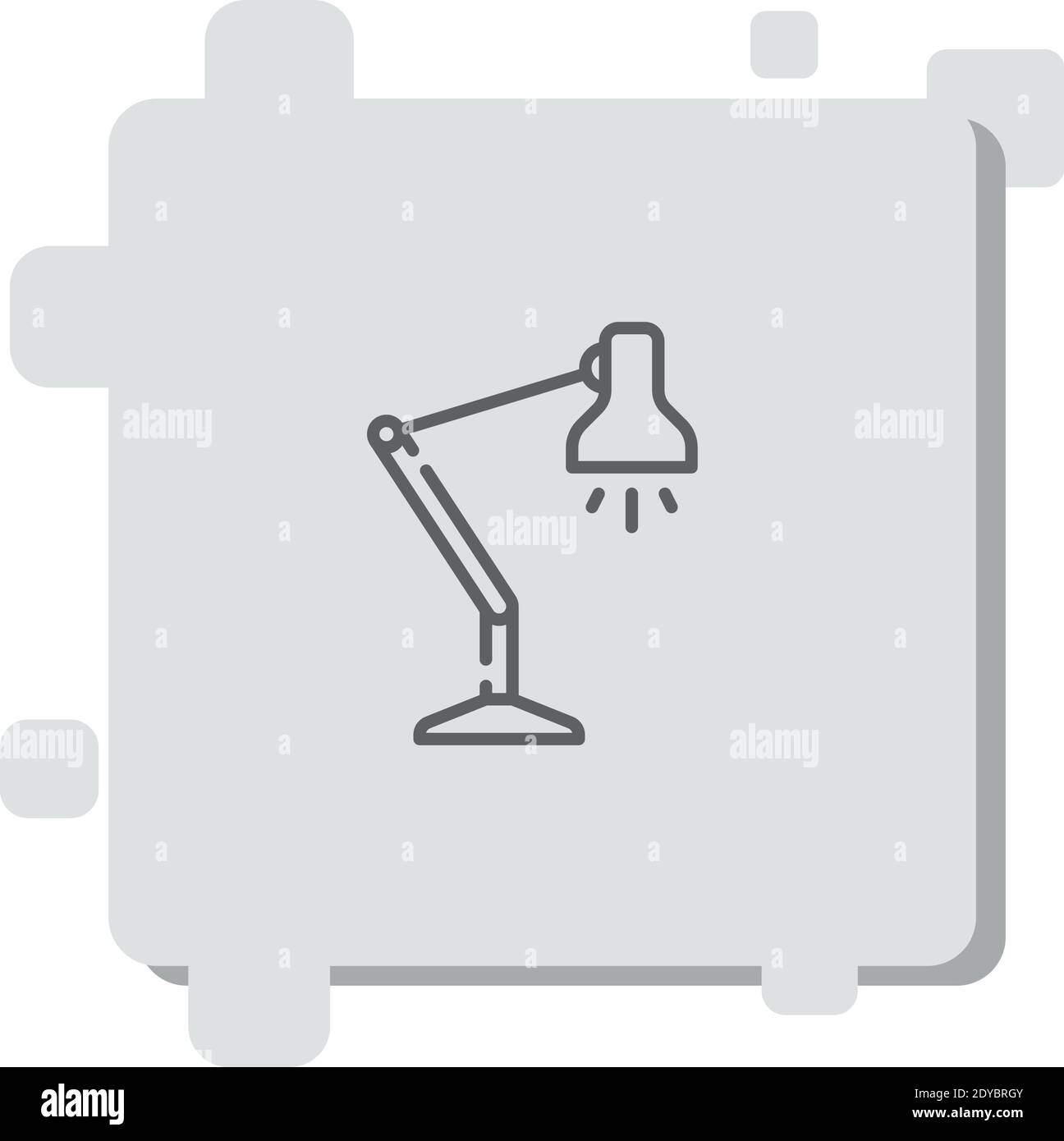 table lamp vector icon modern simple vector illustration Stock Vector ...