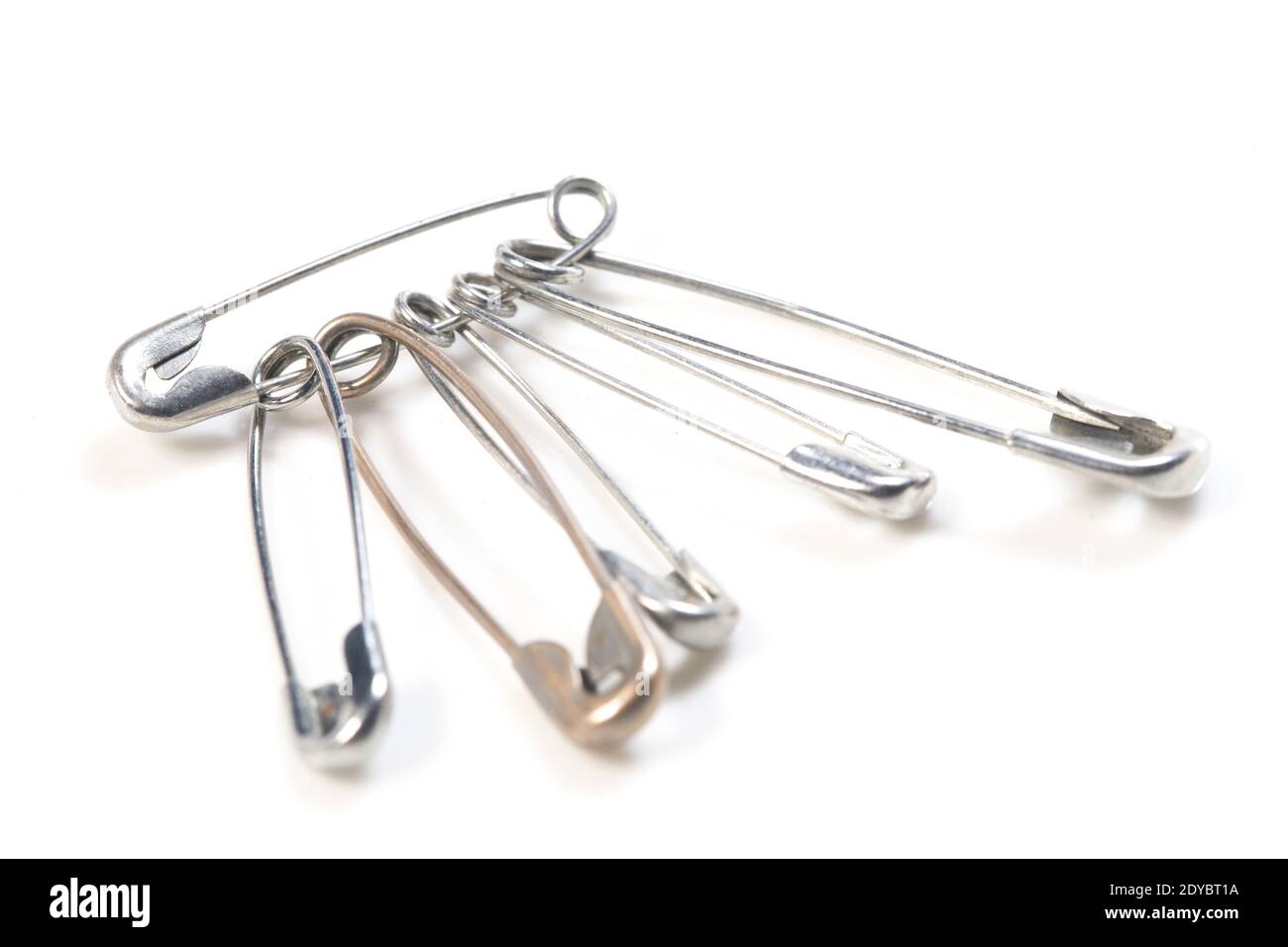 Safety pins top view hi-res stock photography and images - Alamy