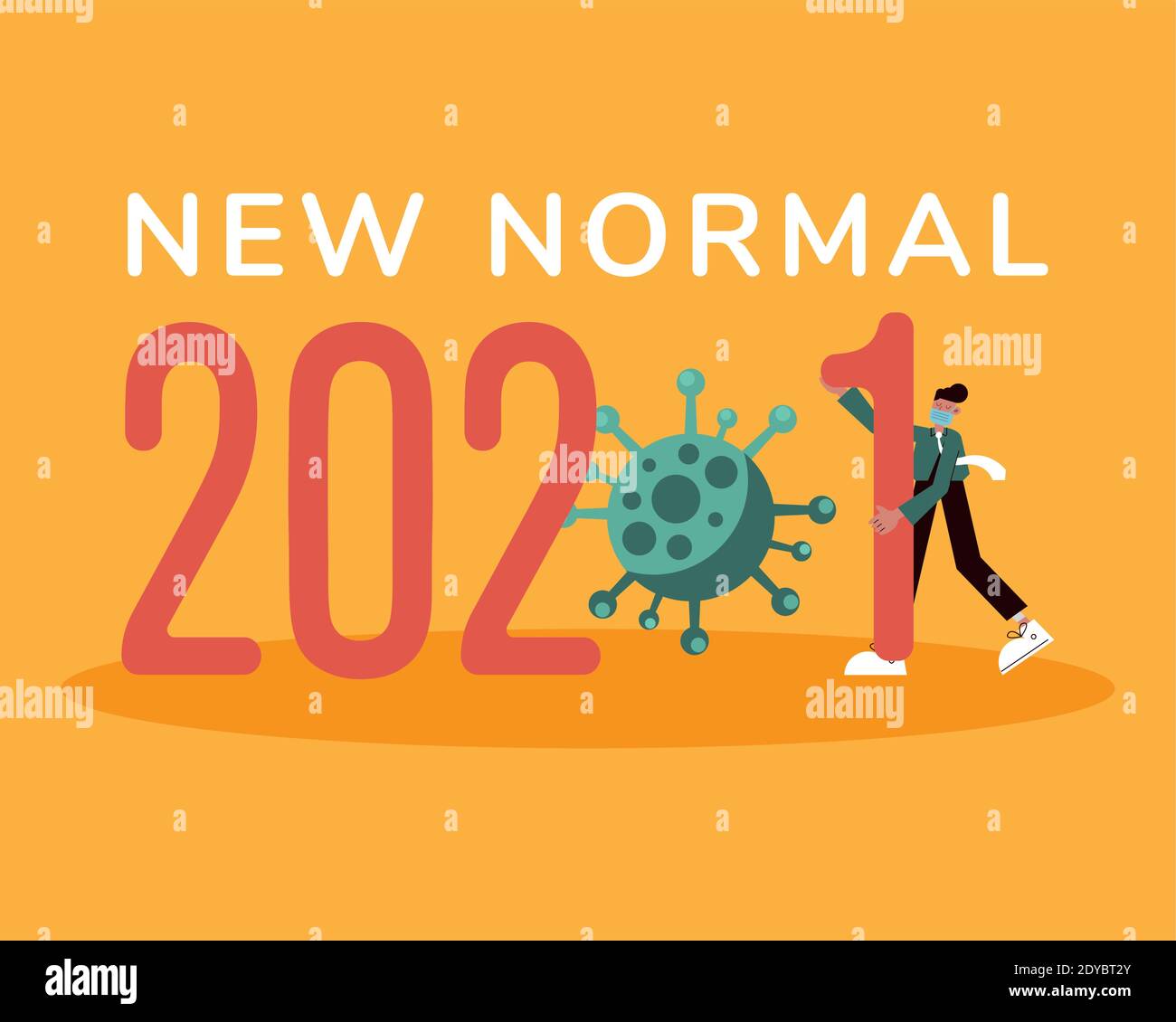 man wearing medical mask character vector illustration design Stock ...