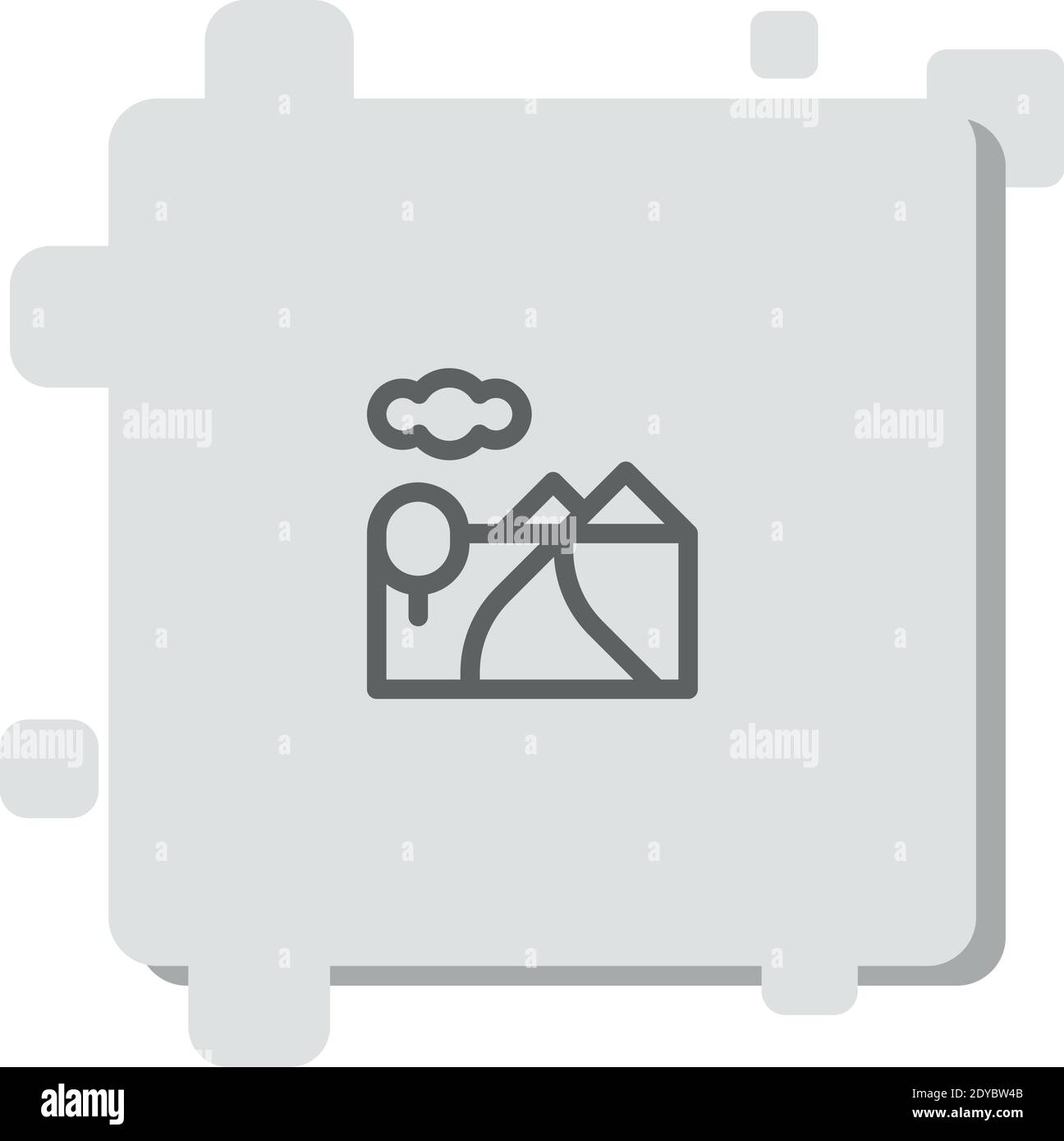 river vector icon modern simple vector illustration Stock Vector Image ...