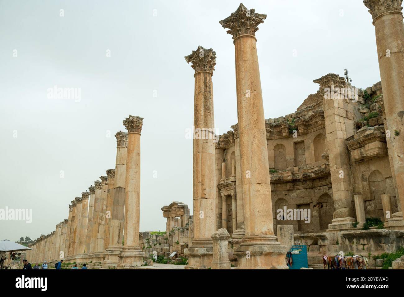 Nymphaeum, Jerash, Jordan Stock Photo - Alamy