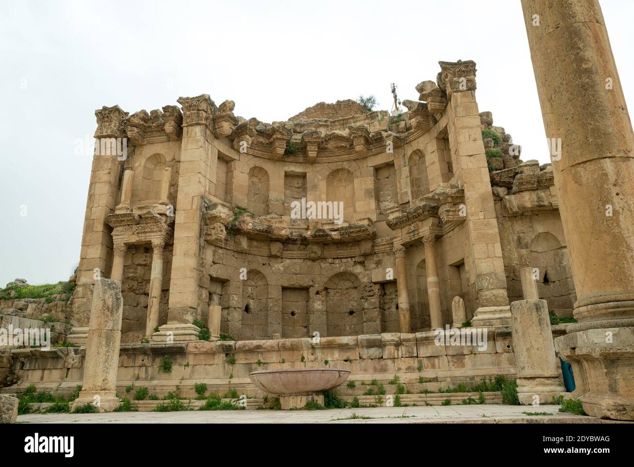 Nymphaeum, Jerash, Jordan Stock Photo - Alamy