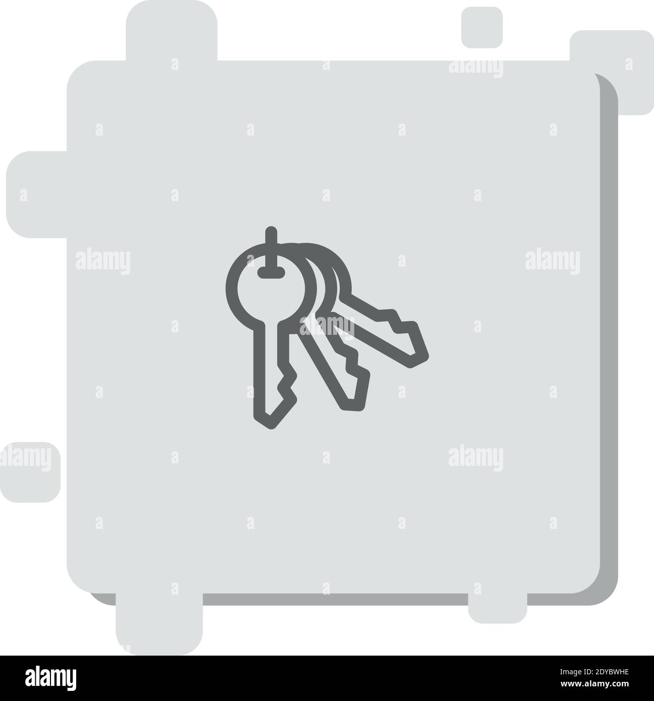 keys vector icon modern simple vector illustration Stock Vector Image ...