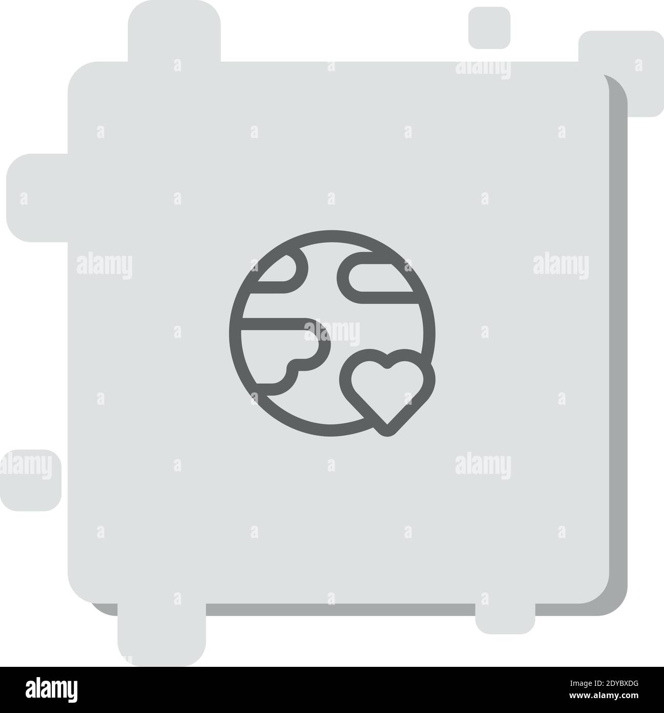 save the planet vector icon modern simple vector illustration Stock ...