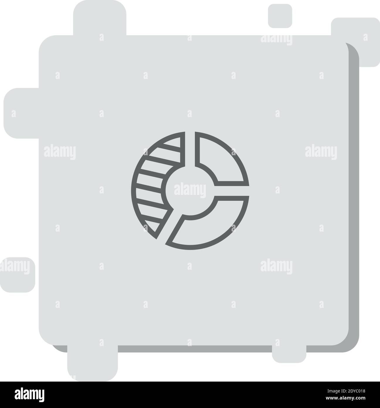 pie chart vector icon modern simple vector illustration Stock Vector ...